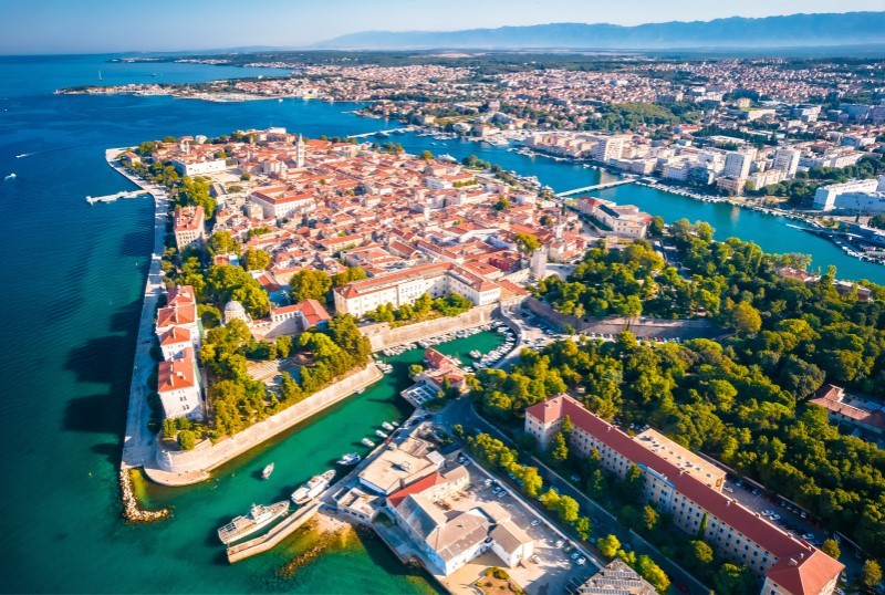 Zadar - coastal town with history